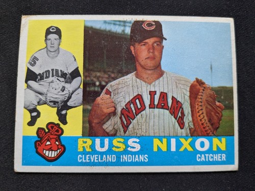 1960 Topps Baseball Card # 36 Russ Nixon - Cleveland Indians (VG/EX) | eBay