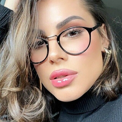 Vintage Retro Round TIK TOK Clear Eyeglasses Glasses SHADZ GAFAS ...
