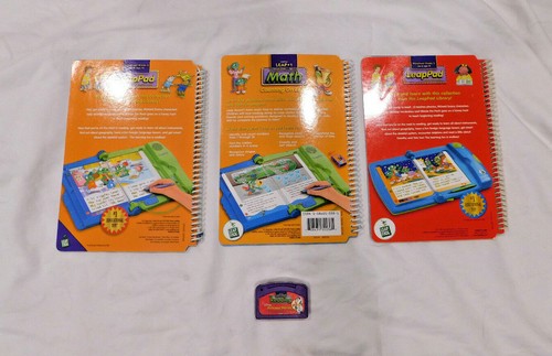 Leap Frog Books Readers 3 Books 1 Cartridge Lot Math Leapad Preschool ...