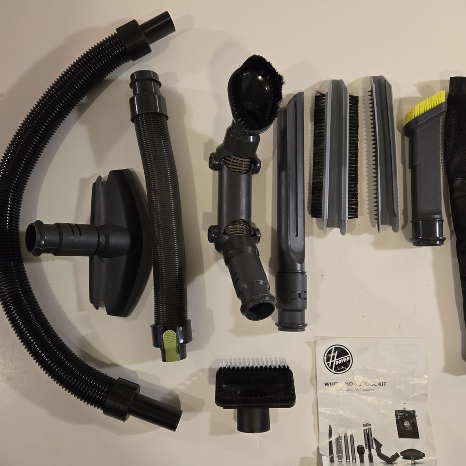 Hoover Vacuum Accessories Whole Home Tool Kit w/ Attachments & Storage ...