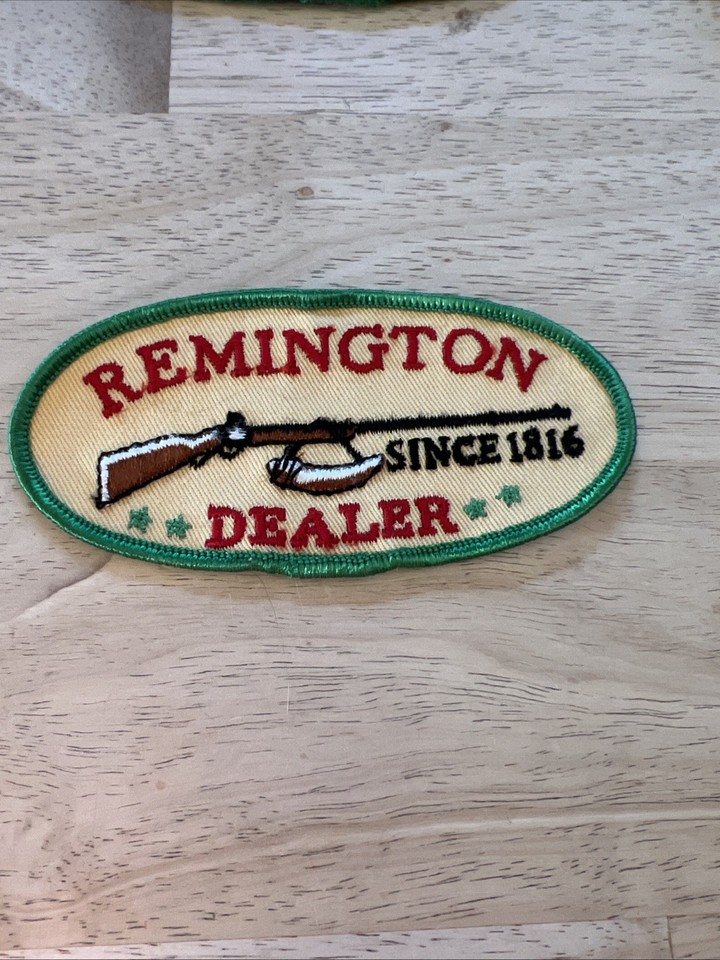 Vintage Remington Powder Horn Since 1816 Patch | eBay