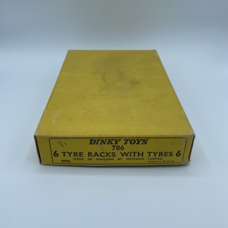 DINKY TOYS 786 DUNLOP LOGO TIRE RACK TRADE BOX TYRE RACKS 50786 BOX ...