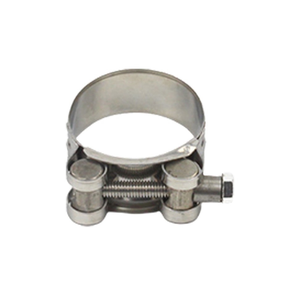 Stainless-Steel Heavy Duty Clamp T-Bolt Motorcycle Exhaust Clamp Hose ...