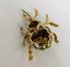 Midcentury Italian Enameled Gold Horned-Beetle Pin Brooch 18K Gold | eBay