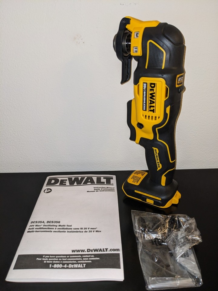 DEWALT DCS354B Brushless 20V MAX Li-Ion Cordless Oscillating Multi-Tool ...