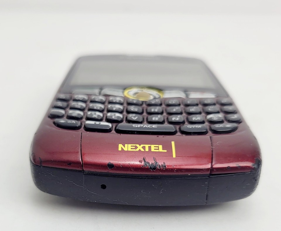 Nextel BlackBerry Curve 8350i - Red Smartphone With Box And Accessories | eBay