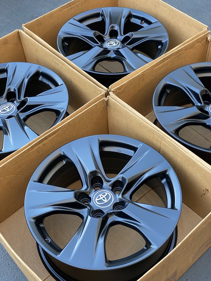 17" Toyota RAV4 Factory Satin Black 2024 OEM Wheels Rims Set 4 75240 ...