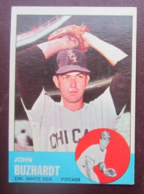1963 Topps John Buzhardt (Chicago White Sox) #35 VG/EX | eBay