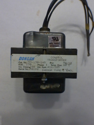 Dongan 33-170-145 Control Transformer 120V Input 24V Output 170KVA | eBay