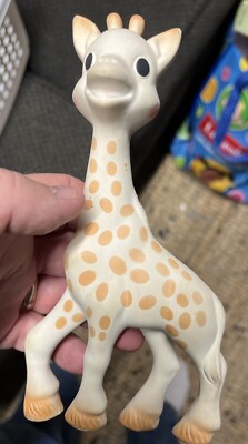 Vtg Sophie The Giraffe Rubber Squeaker Squeaky Teether Toy 7.5” Baby ...