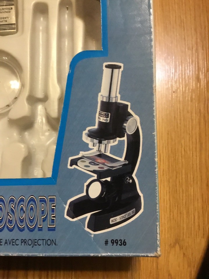 Micro-Science Child's Microscope Set #9936 Vintage | eBay