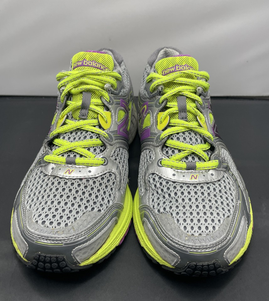 New Balance 860 V3 Run USA Race Sneakers Grey Neon W860YG3 Womens 10.5 ...