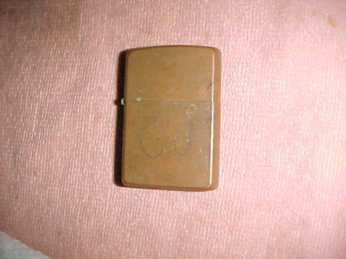 rare SOLID COPPER 03 ZIPPO MATCHING INSERT - estate | eBay