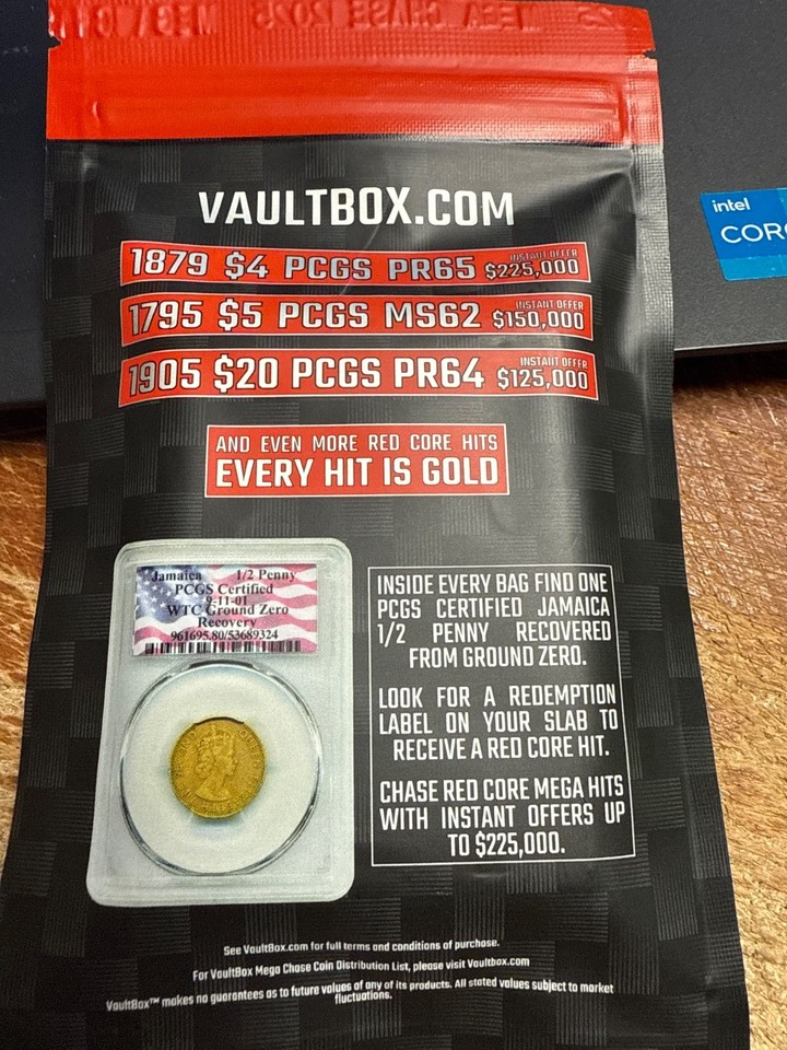 VaultBox Mega Chase 2025 Sealed Unopened Mystery Vault Box, IN HAND ...