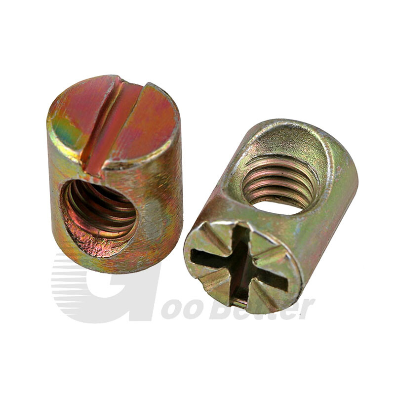 Barrel Nut Phillips Centre Thread Embedded Nut Cross Dowel Furniture ...