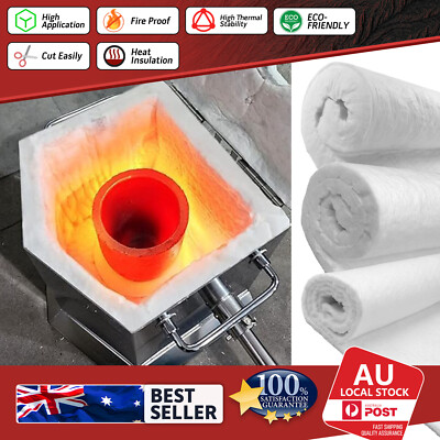 Ceramic Fiber Blanket 1 x 60CM x 120CM High Temp Insulation Blanket ...