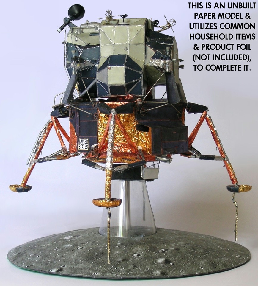 Lunar Module LM-5 1:32 Model FOR Revell Command Service CSM Spacecraft ...