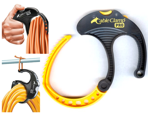 5 x Cable Clamp Pro Large Quick Push Button Release Self Adjusting And ...