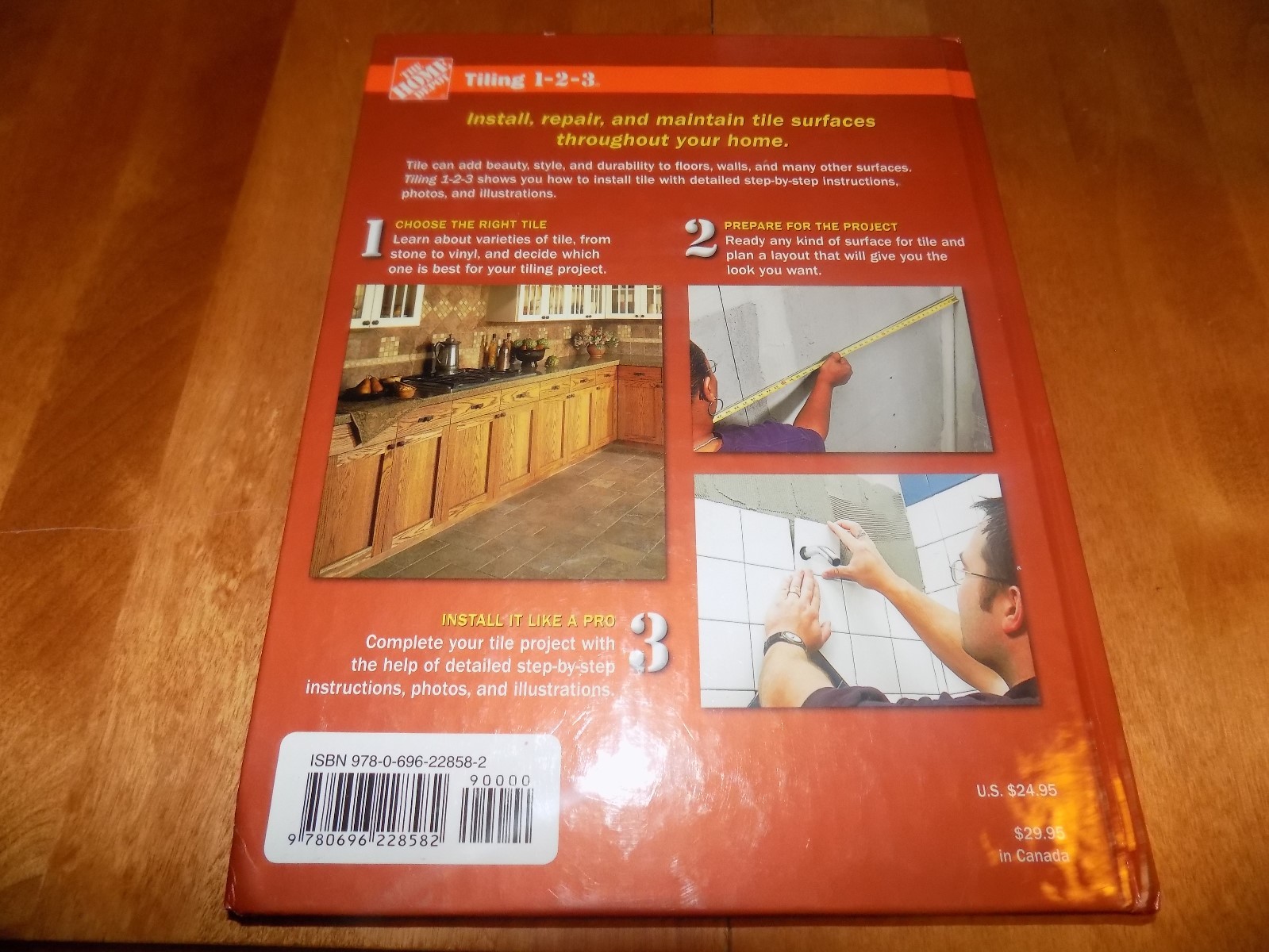 TILING 1-2-3 HOME DEPOT Tile Techniques Tiles Skills Install Selecting ...