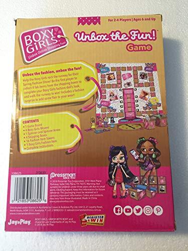 Pressman Boxy Girls UNbox The Fun! Game | eBay