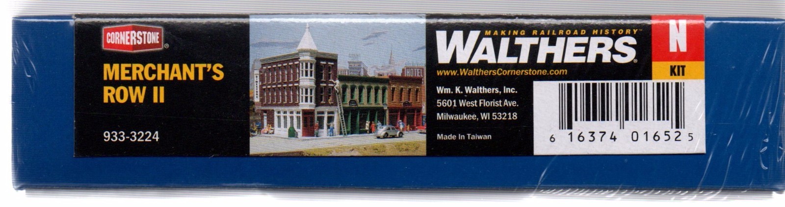 N Scale Walthers Cornerstone 933-3224 Merchant's Row II Building Kit | eBay