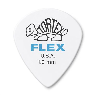 Dunlop Tortex Flex Jazz III Picks, Player's Pack, 12 pcs., White, 1.00 ...