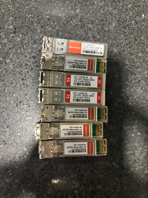 Lot x 8 FS SFP FIBRE STONE SFP 10G 10GSR-85 JUNIPER 10G * | eBay Australia