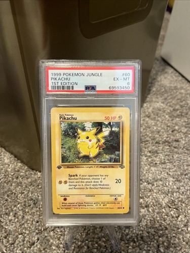 Pikachu 1999 Pokemon Jungle 1st Edition 60/64 PSA 6 | eBay