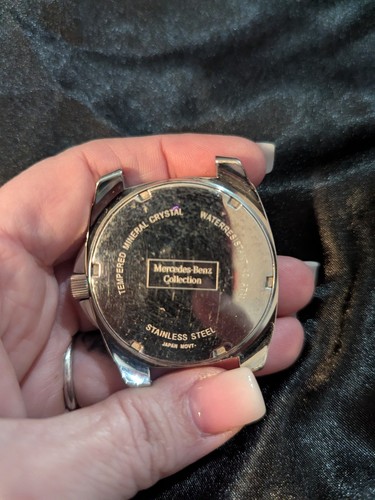 Mercedes Benz Dive Watch Men 42mm Black Dial Steel Date Round New ...