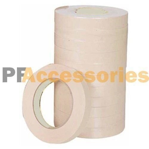 15 Rolls 60 FT General Purpose Masking Tape 0.7" inch Adhesive Ivory ...