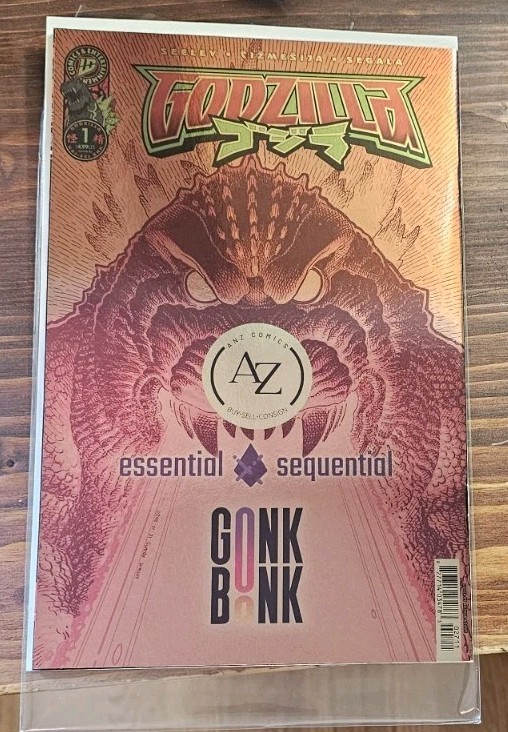 Godzilla Blind Bag Gold Foil Variant | Arthur Adams Cover | eBay