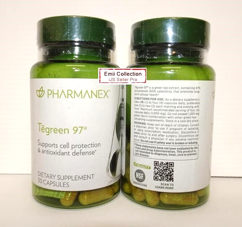 Nu Skin Nuskin Pharmanex Tegreen 97 30 Capsules Sealed | eBay