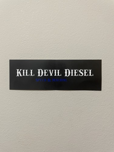 KILL DEVIL DIESEL racing sticker/decal | eBay