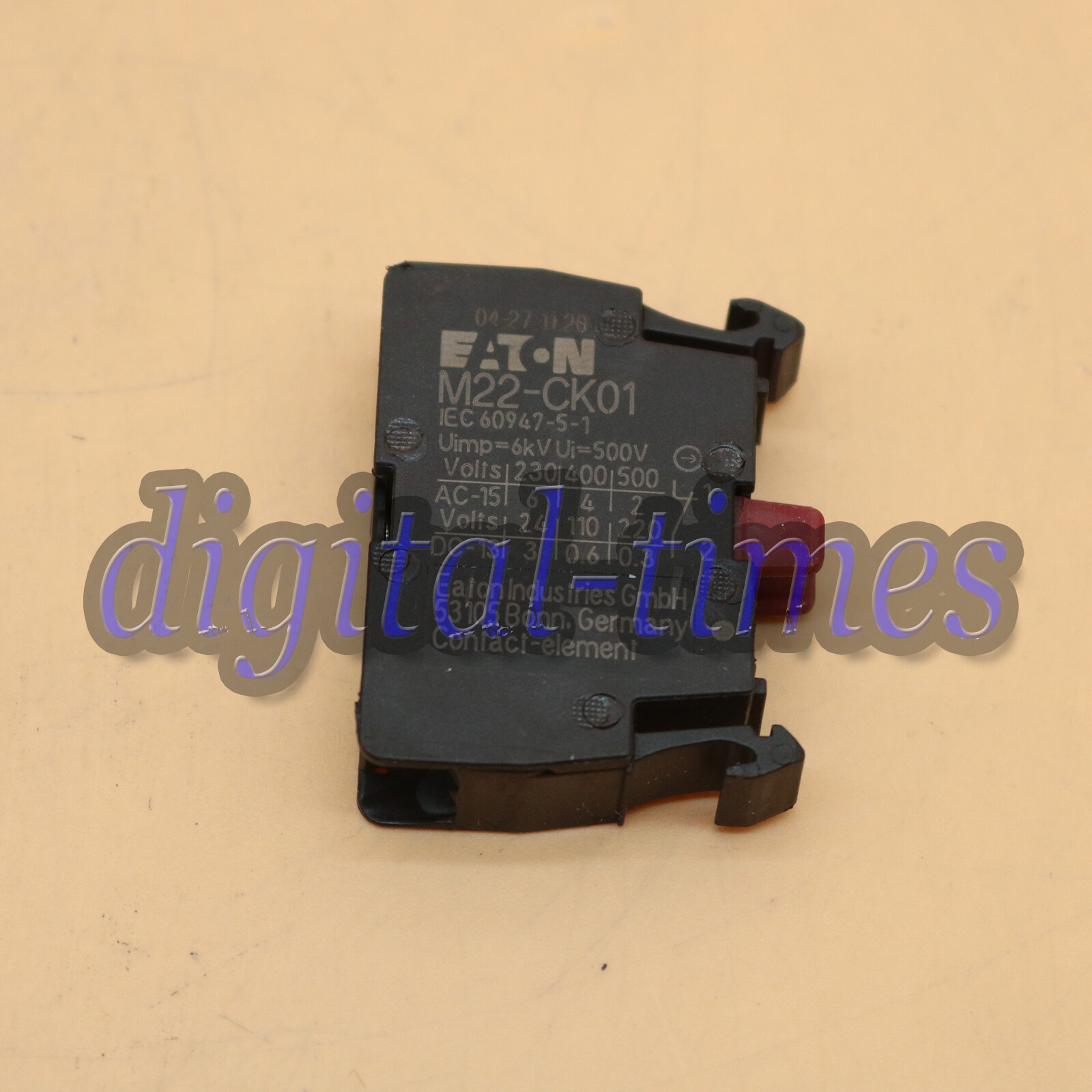 M22-ck01 Eaton Contact Block 1nc Cage Clamp 216385 for sale online | eBay