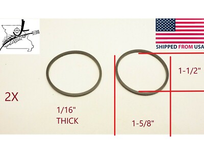 2x #029 Square O-Rings 1-1/2"ID X 1-5/8"OD X 1/16"CS Buna-N Oring ...