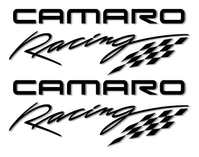 CAMARO RACING Vinyl Decal Stickers - 2pc Set - *19 Colors to Choose* | eBay