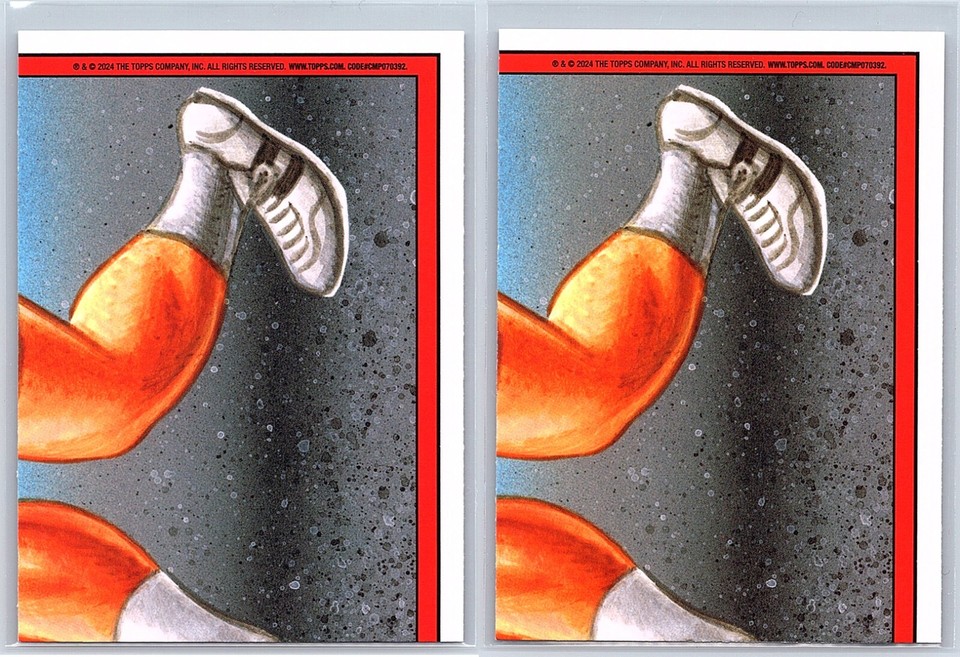 Comicon Adam Bomb Cosplay Garbage Pail Kids Spoof Conner & Alan 2 Card ...