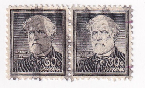STAMP US SCOTT 1049 "Robert E. Lee" 30 CENT 1955 USED HORIZ PAIR | eBay