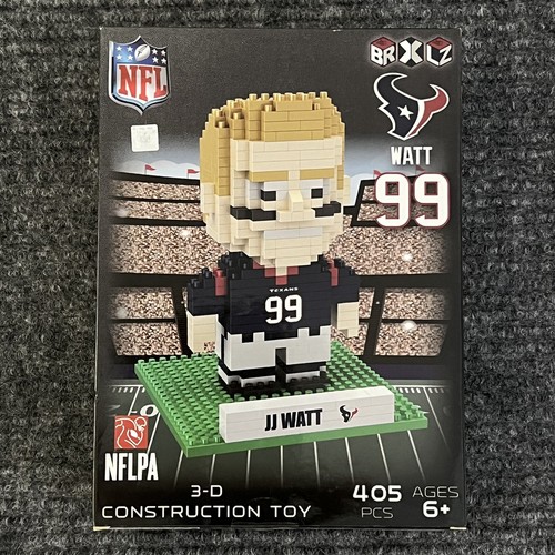 NFL Player BRXLZ 3D Construction Toy Houston Texans JJ Watt #99 NEW 405 ...