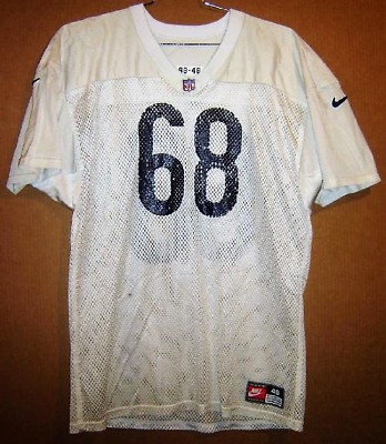 CHICAGO BEARS CARL REEVES #68 NFL PRACTICE Size 48 JERSEY & FREE PANTS ...