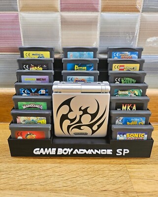 Nintendo Game Boy Advance SP Console & Game Holder GBA | eBay