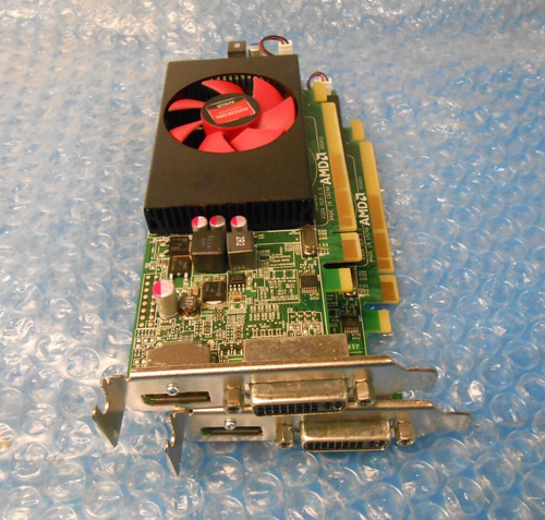 Lot of 2 Dell AMD Radeon R5 240 1GB GDDR3 DVI DP Low Profile Video Card ...