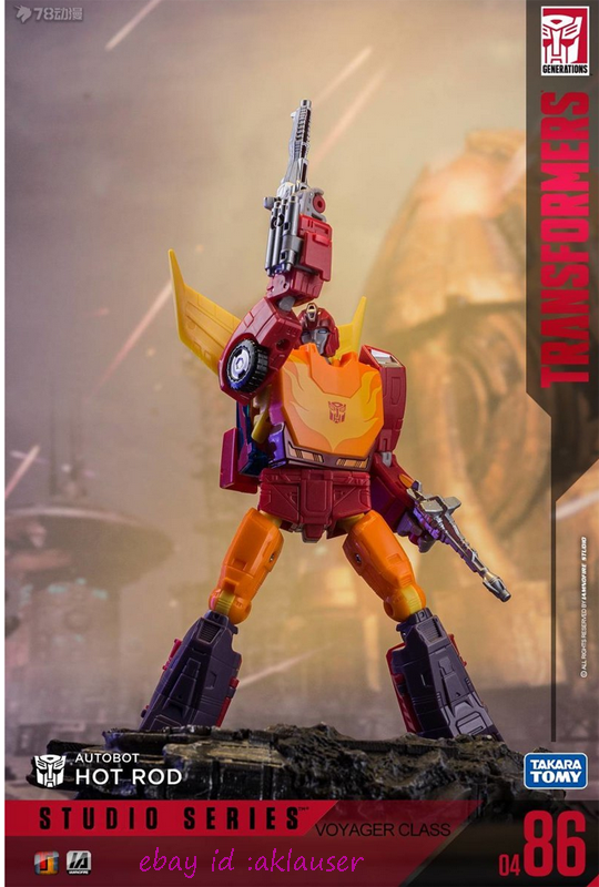 Perfect Takara Tomy Studio Series SS-86 04 Autbot Hot Rod Action Figure ...