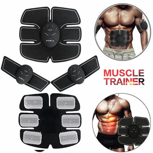 Electric Muscle Toner Machine ABS Toning Belt Simulation Fat Burner ...