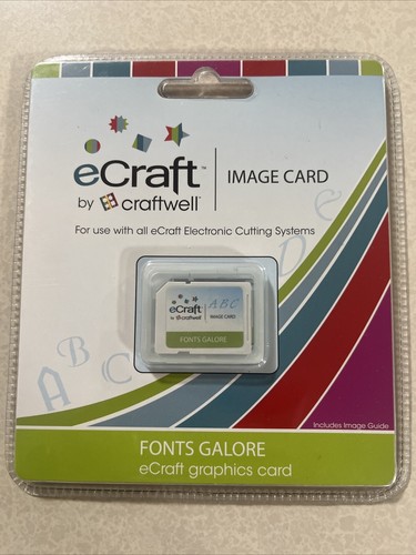 eCraft Image Card Fonts Galore | eBay
