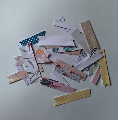 Assorted Print Tags - Flags For Journaling, Crafting Or Cardmaking 30 ...