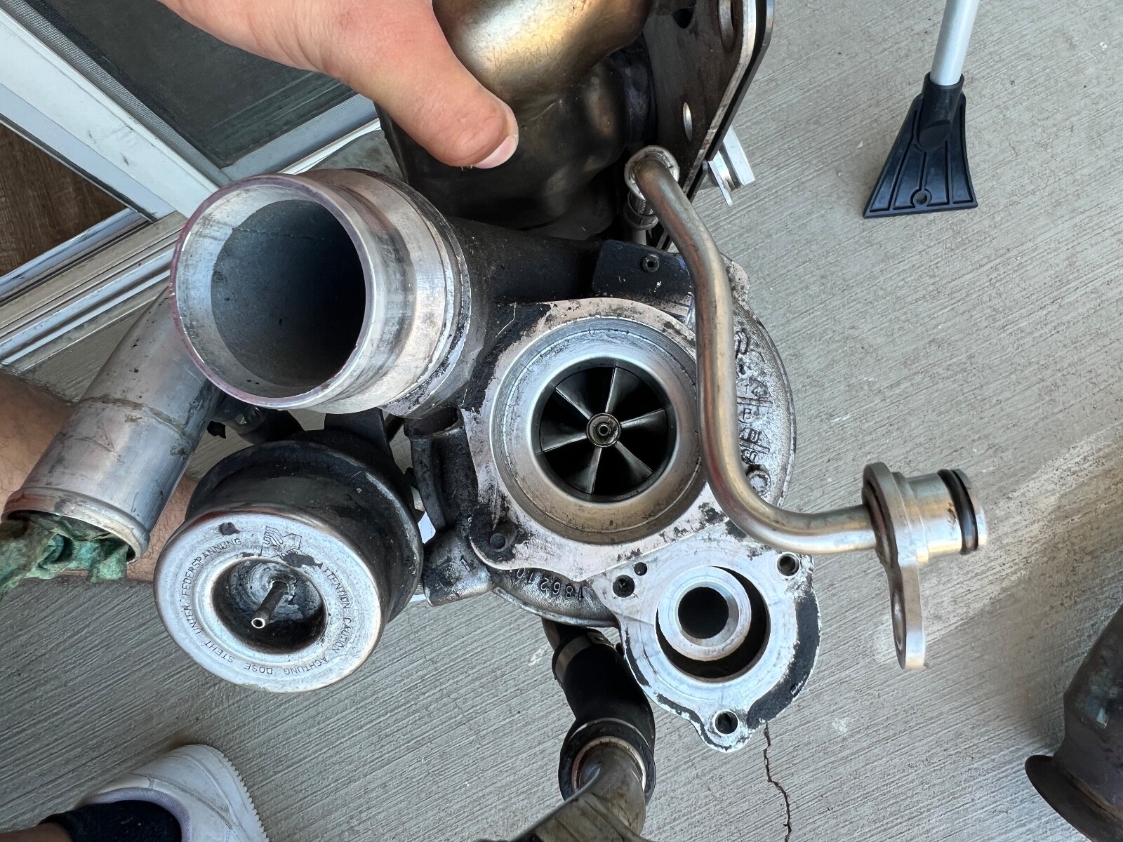 2009-2015 BMW N55 Engine PWG Turbo Charger Exhaust Manifold Used ...