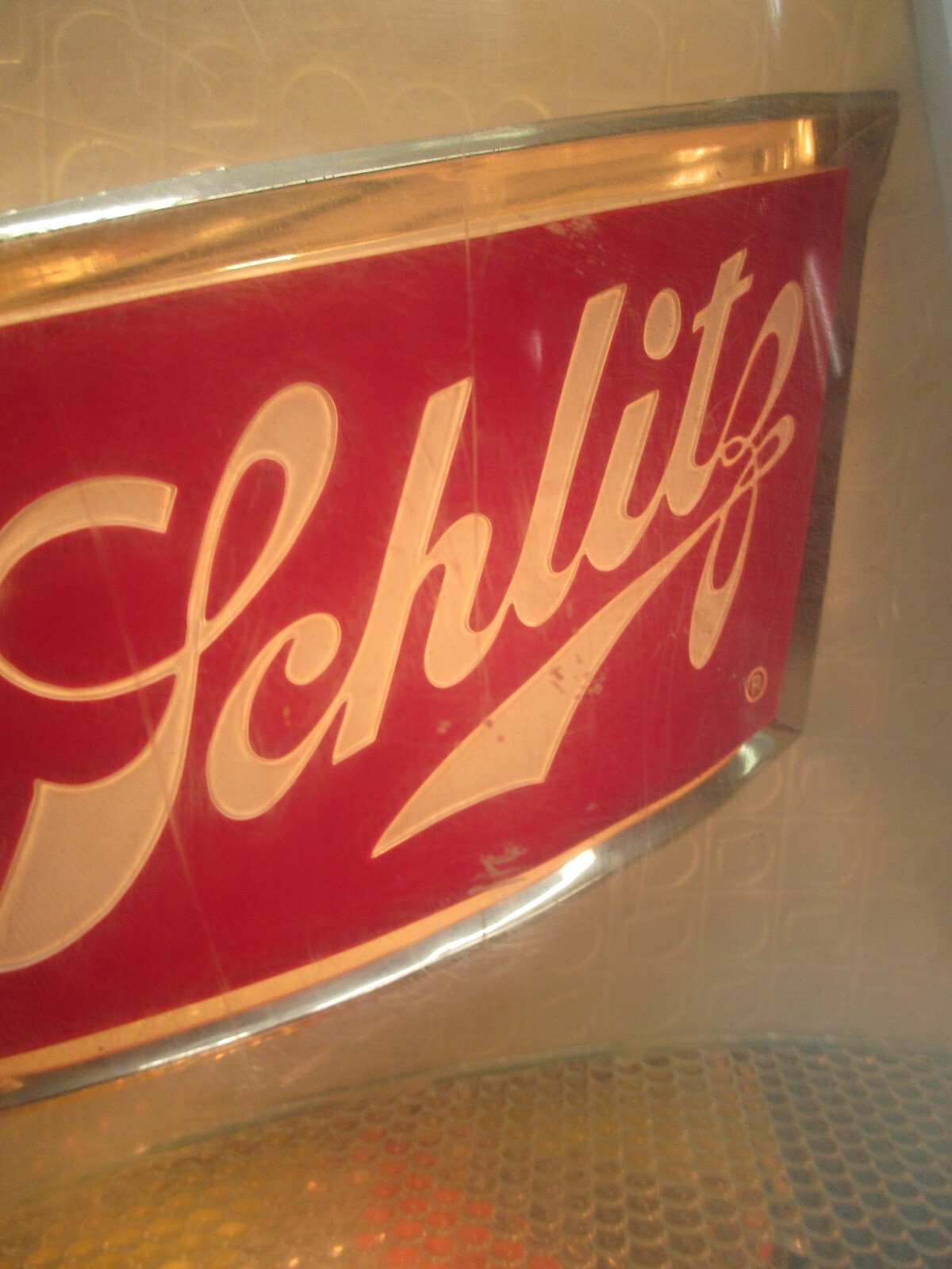Vtg 1960s 1964 Schlitz Real Gusto Beer Advertising Motion Light Bar ...