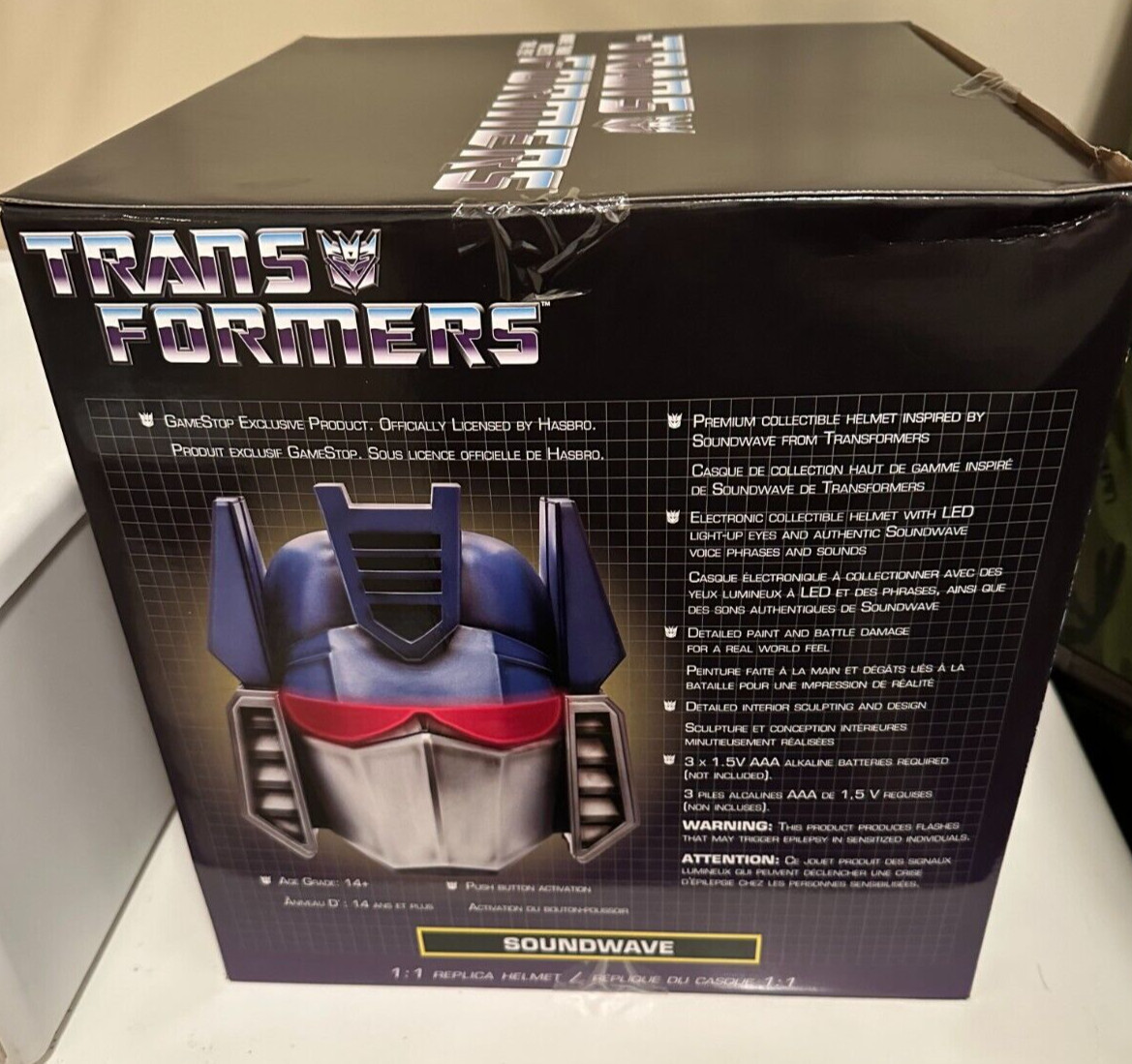 Modern Icons: Transformers Soundwave Electronic Helmet G1 Style ...