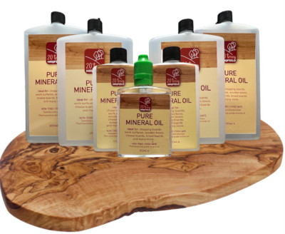 20 Trees Pure Chopping Board Mineral Oil 100% Food Safe 10ml 2 litre ...